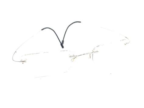 Marchon Airlock 2 720 32 Silver Rimless Eyeglasses Frames 19 Etsy