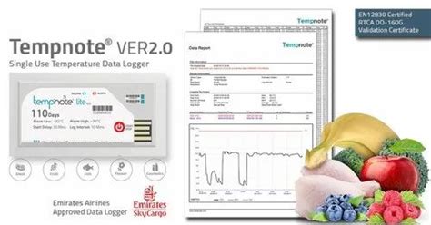 Tempnote Lite V Emirates Airlines Approved Data Logger For Laboratory At Piece In Ahmedabad