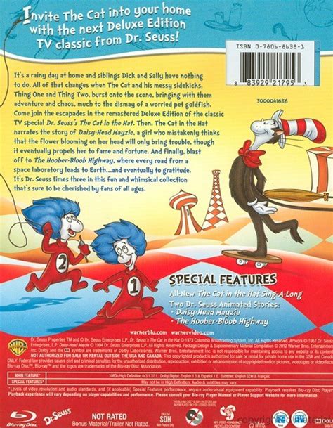 Dr Seuss The Cat In The Hat Deluxe Edition Blu Ray Dvd Combo