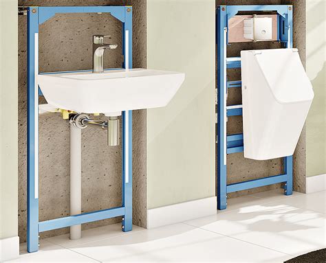 Купить Инсталляция Vitra Frame 880-3800 для писсуара Синяя - магазин VitrA