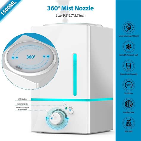Diffuser For Large Rooms Exqline Large Aroma Essential Oil Diffuser