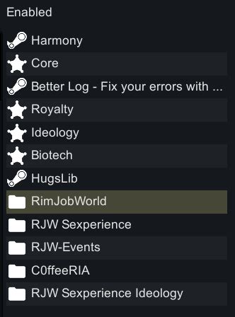 Mod RimJobWorld Page Rimworld LoversLab