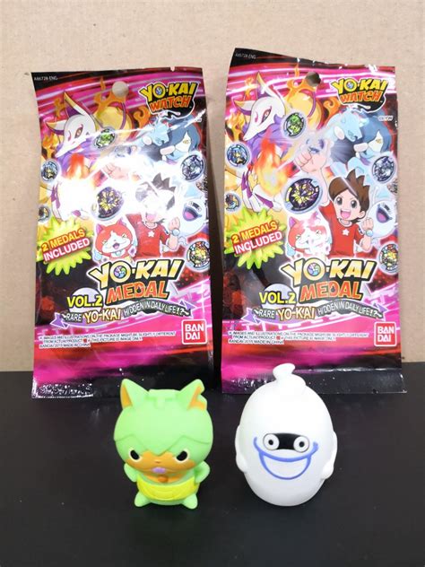 Bandai Yo Kai Watch Chibi And Medal Lot Hobbies And Toys Collectibles