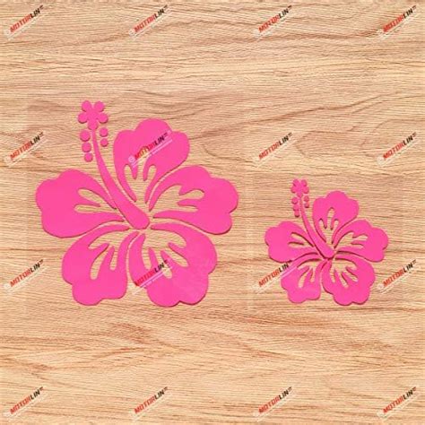 Hibiscus Flower Hawaii Hawaiian Vinyl Decal Sticker 2