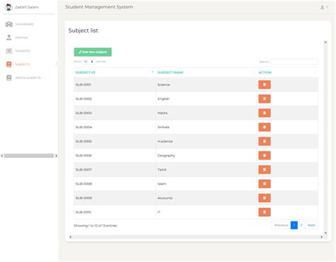 GitHub ZabithSalam StudentManagementSystem This Is A Laravel Project