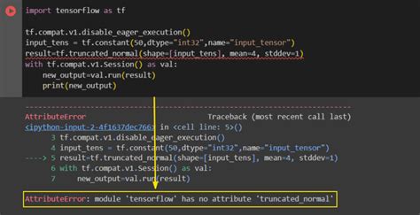 How To Fix Module Tensorflow Has No Attribute Truncatednormal Error