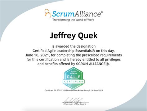 jeffrey quek on linkedin agile scrum scrumalliance csm cspo