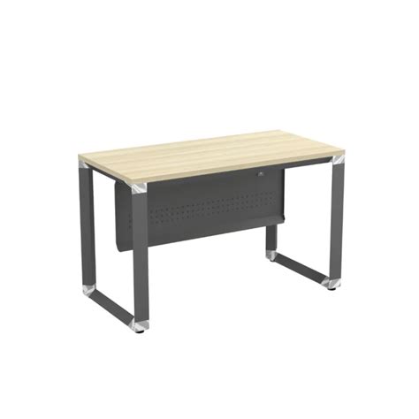 Standard Side Office Table With Metal Front Panel Office Table Penang