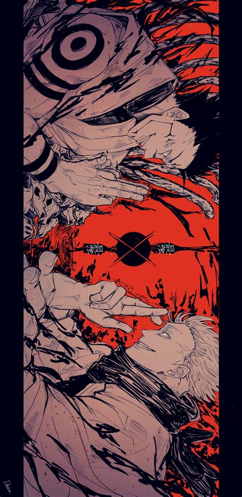 Gojou Satoru Fushiguro Megumi And Ryoumen Sukuna Jujutsu Kaisen