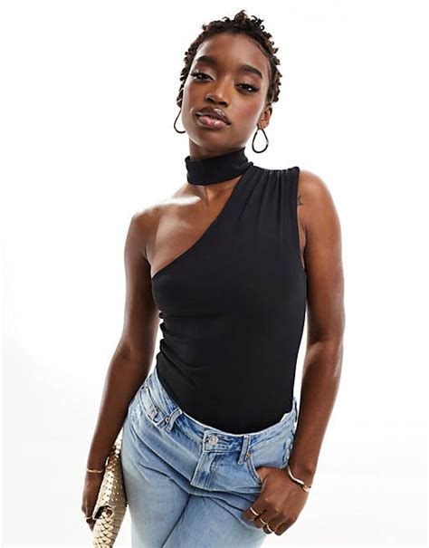 Asos Design Body Sinuoso Asimmetrico Nero Asos