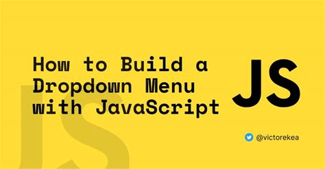 Rajeev Balakrishnan On Linkedin How To Build A Dropdown Menu With Javascript
