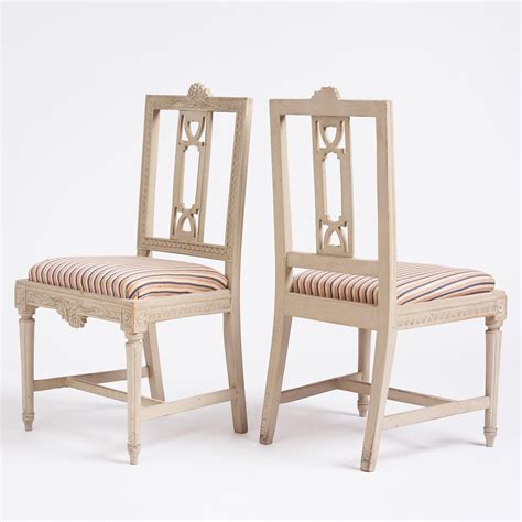 Stolar Sex Stycken Utförda Efter Förlaga Av Carl Wilhelm Carlberg