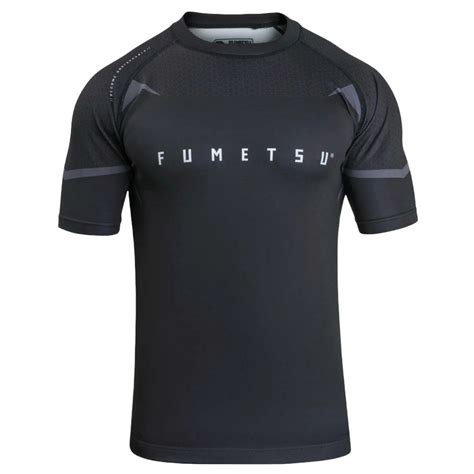 Fumetsu Ghost Mk2 Short Sleeve Rash Guard Black From Made4fighters