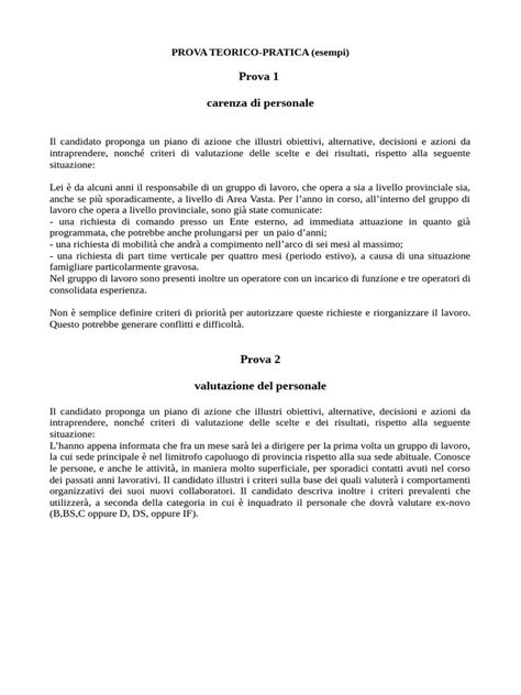 Esempi Di Prova Teorico Pratica Corr Pdf