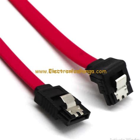 45cm Right Angle Sata Serial Ata Cable Data Lead Locking Lock S Ra 0 5m Star International