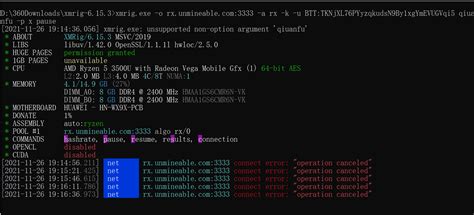 怎么去解决这个问题，我重新弄了也不行 · Issue 2721 · Xmrigxmrig · Github