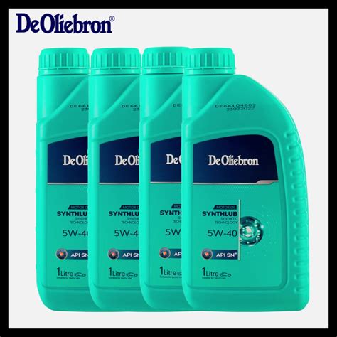 De Oliebron Motor Engine Oil 5w40 4l 1l Api Sn Plus Sea Oil Automotive