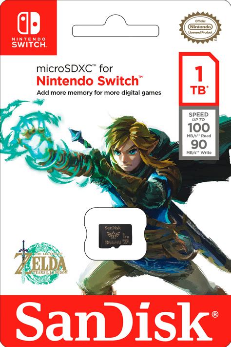Sandisk 1tb Microsdxc Uhs I Memory Card For Nintendo Switch Sdsqxao 1t00 An6zn Best Buy