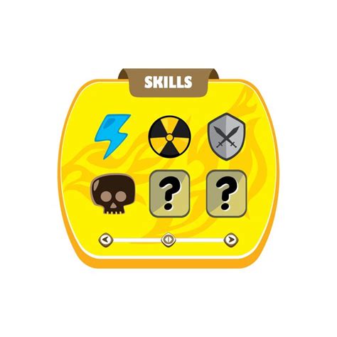 Premium Vector Game Asset Menu Layer