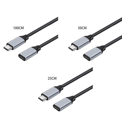 Usb C Male To Female Extension Cable Usb C Gen 10g Vicedeal