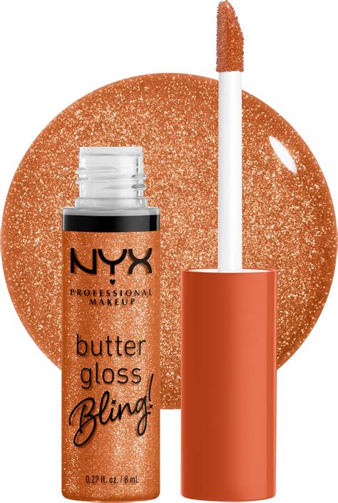 Amazon Com Nyx Professional Makeup Butter Gloss Bling Lip Gloss Non Sticky And Shiny Vegan