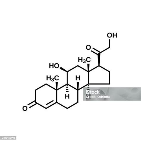 Corticosterone Structural Formula Stock Illustration Download Image Now Biology Chemical
