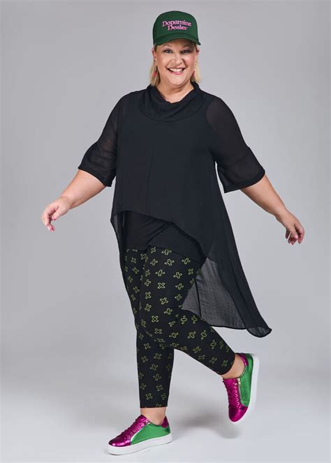 Shop Plus Size Natural Casey Xx Legging Multi Taking Shape Au