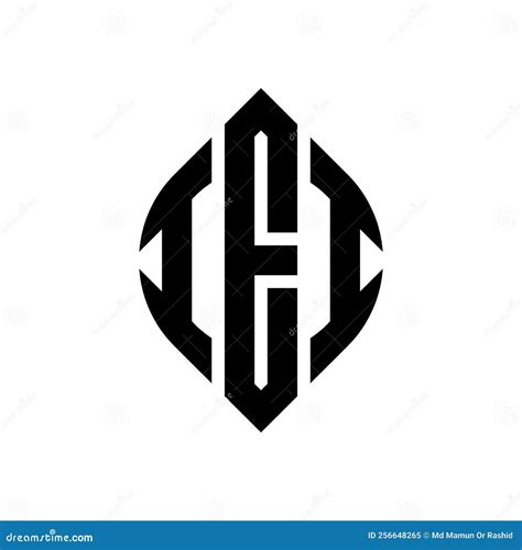 Iei Circle Letter Logo Design With Circle And Ellipse Shape Iei