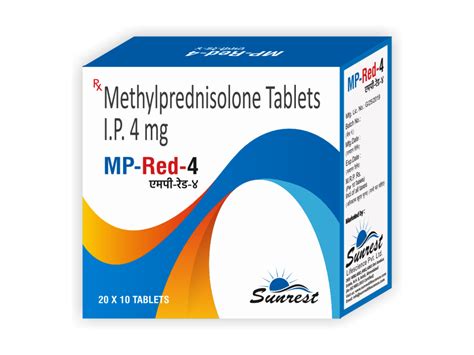 Mp Red 4 Tab Sunrest Lifescience