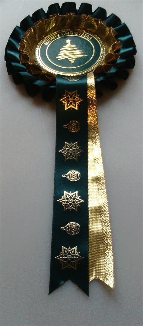 Greengold Christmas Rosette Peak Rosettes