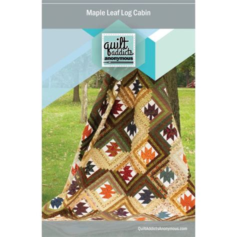 Maple Leaf Log Cabin Pdf Pattern Download