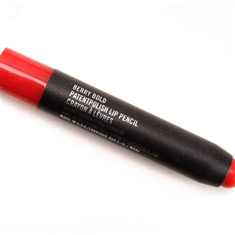 Mac Berry Bold Patentpolish Lip Pencil Review And Swatches