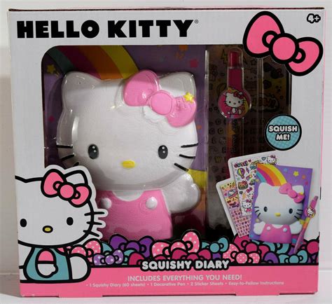 New Hello Kitty Create Your Own Squishy Diary And Pen By Horizon Group