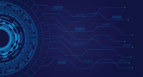 Abstract Technology Background With Various Technology Elements Hi Tech