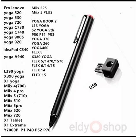 Jual 2048 Original Active Stylus Pen Lenovo Yoga Lenovo Flex Lenovo Miix Lenovo Thinkpad L