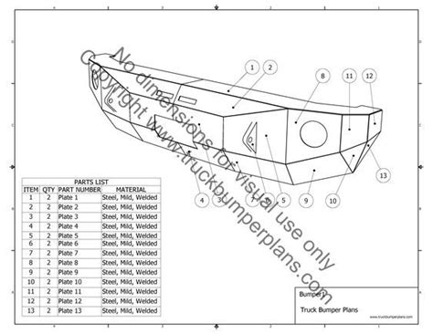 Bumper1 Gallery Custom Truck Bumper Plans How To Make A Winch Bumper 06 Front Bumper Build