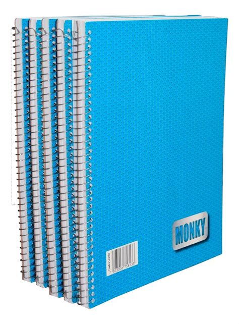 5 Cuadernos Monky Profesional 100 Hojas Blanco Amazon Mx Productos Handmade