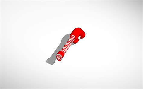 3d Design Peppermint Candy Cane Pistol Tinkercad