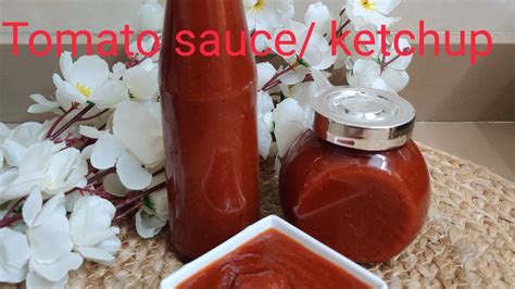 How To Make Homemade Tomato Sauce Ketchup Recipe Youtube