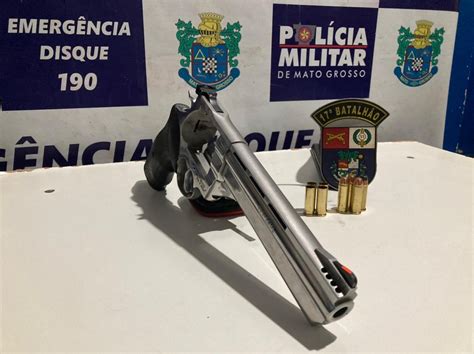 Polícia Apreende Revólver E Munições Após Disparos Homem Foi Detido