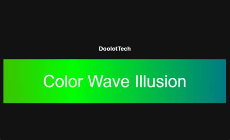 Illusion Animations With Html Css Doolot