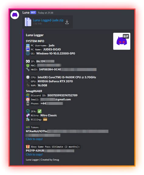 Github Galaxyswapperearlyacces Luna Token Grabber Discord Token Grabber Made With Python