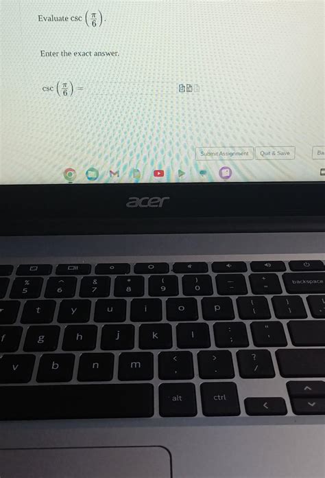Solved Evaluate Csc6π Enter The Exact Answer Csc6π
