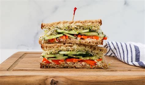 Recipe Hummus And Veggie Sandwich Mobe