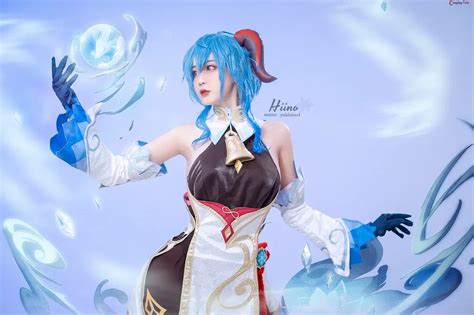 Yuki Hiino Cosplay Ganyu Genshin Impact 21 Photos Cosplaytele