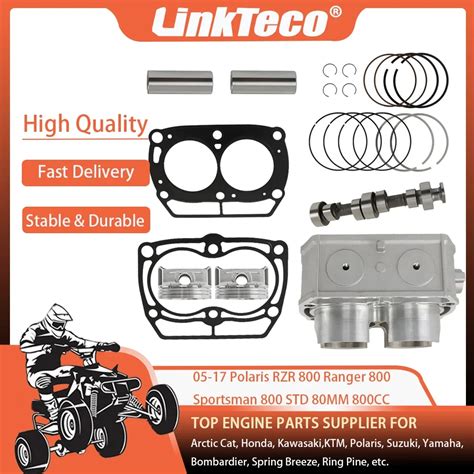 Atv Utv 05 17 Std 80mm 800cc Cylinder Camshaft Piston Top End Gasket
