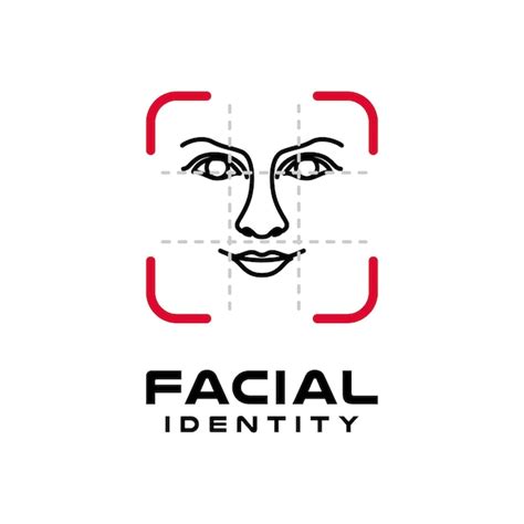 Premium Vector Face Id Logo Face Recognition Vector Design