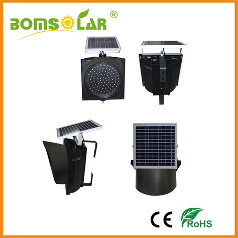 Road Safety LED Warning Lights Solar Powered LED Traffic Warning Light Custom China Solar