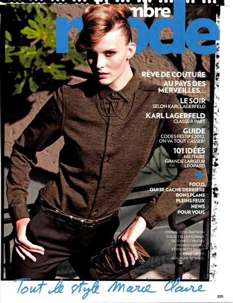 Donna Mcphail For Marie Claire France December 2012 Fab Fashion Fix