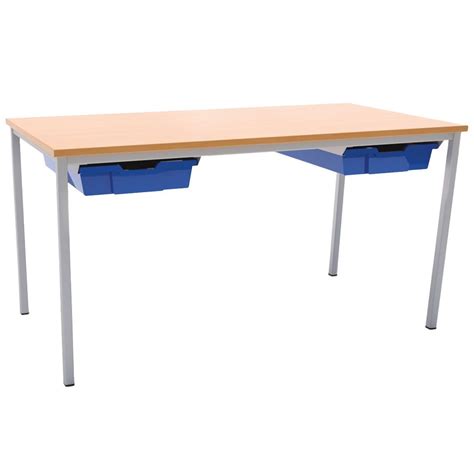 Campus Fully Welded Rectangular School Tables With Trays From Our Classroom Tables Desks Range